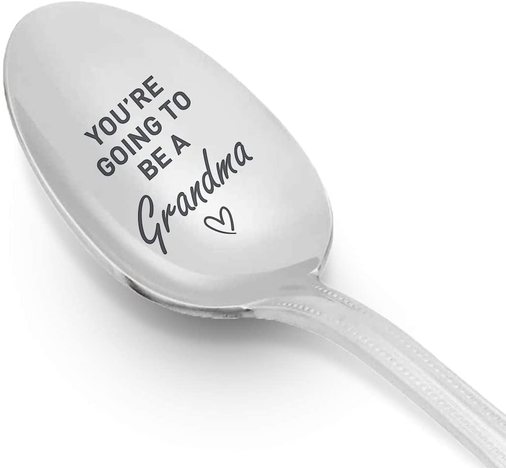 Engraved Spoons - Grandma Pregnancy Announcement Gift From Daughter Son ...