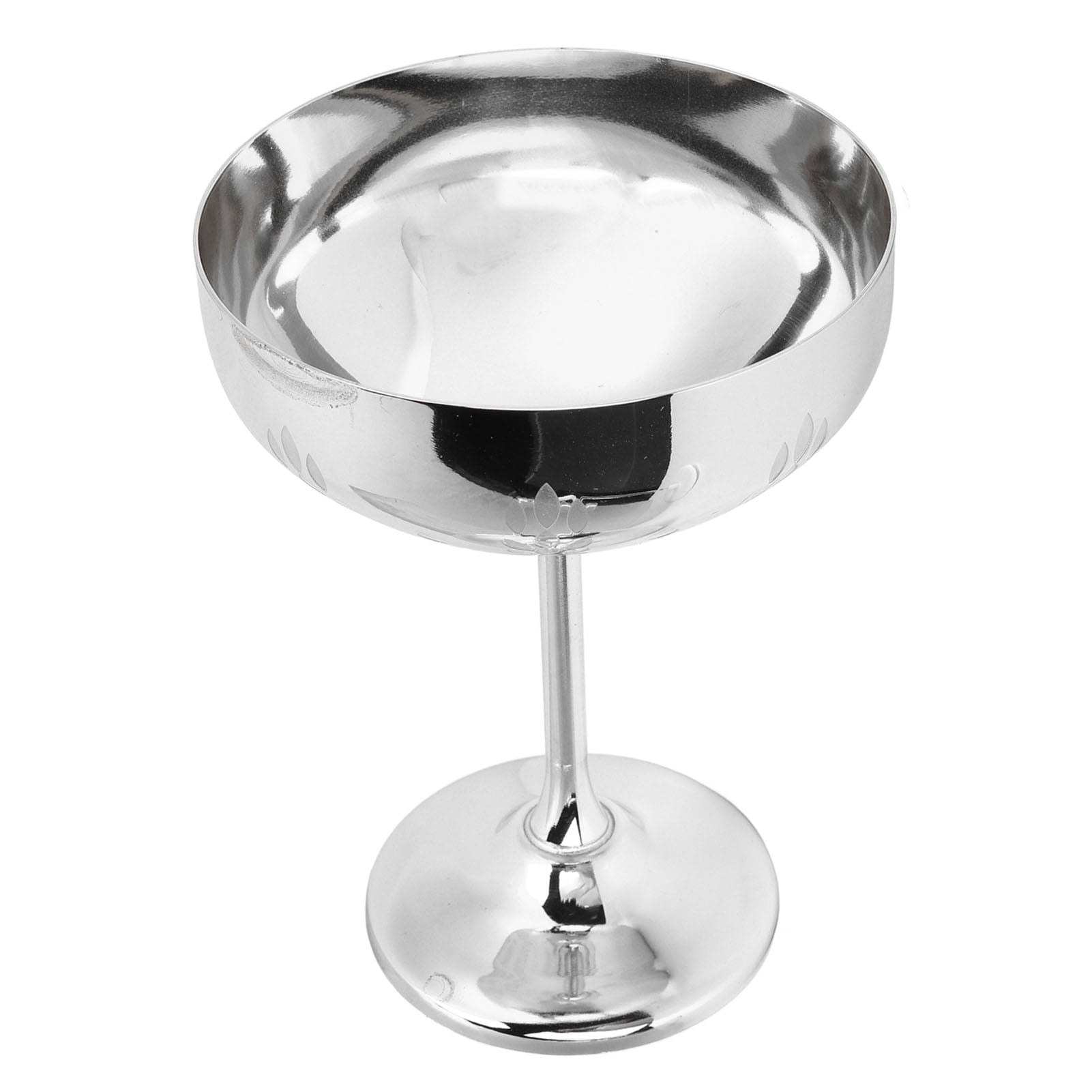 Engraved Stainless Steel Goblet, Premium Metal Cup For Champagne, Wine ...