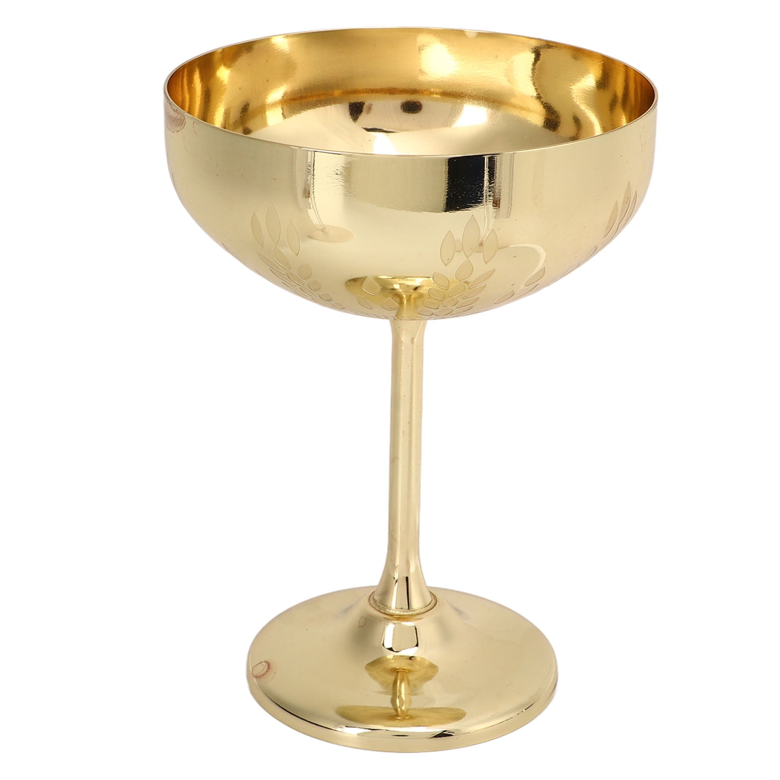 Engraved Stainless Steel Goblet, Premium Metal Cup For Champagne, Wine ...