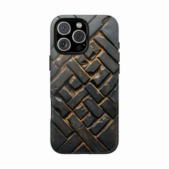 Engraved Viking Linear Rune Stone Runic Rock Case for iPhone 11,12,13 ...