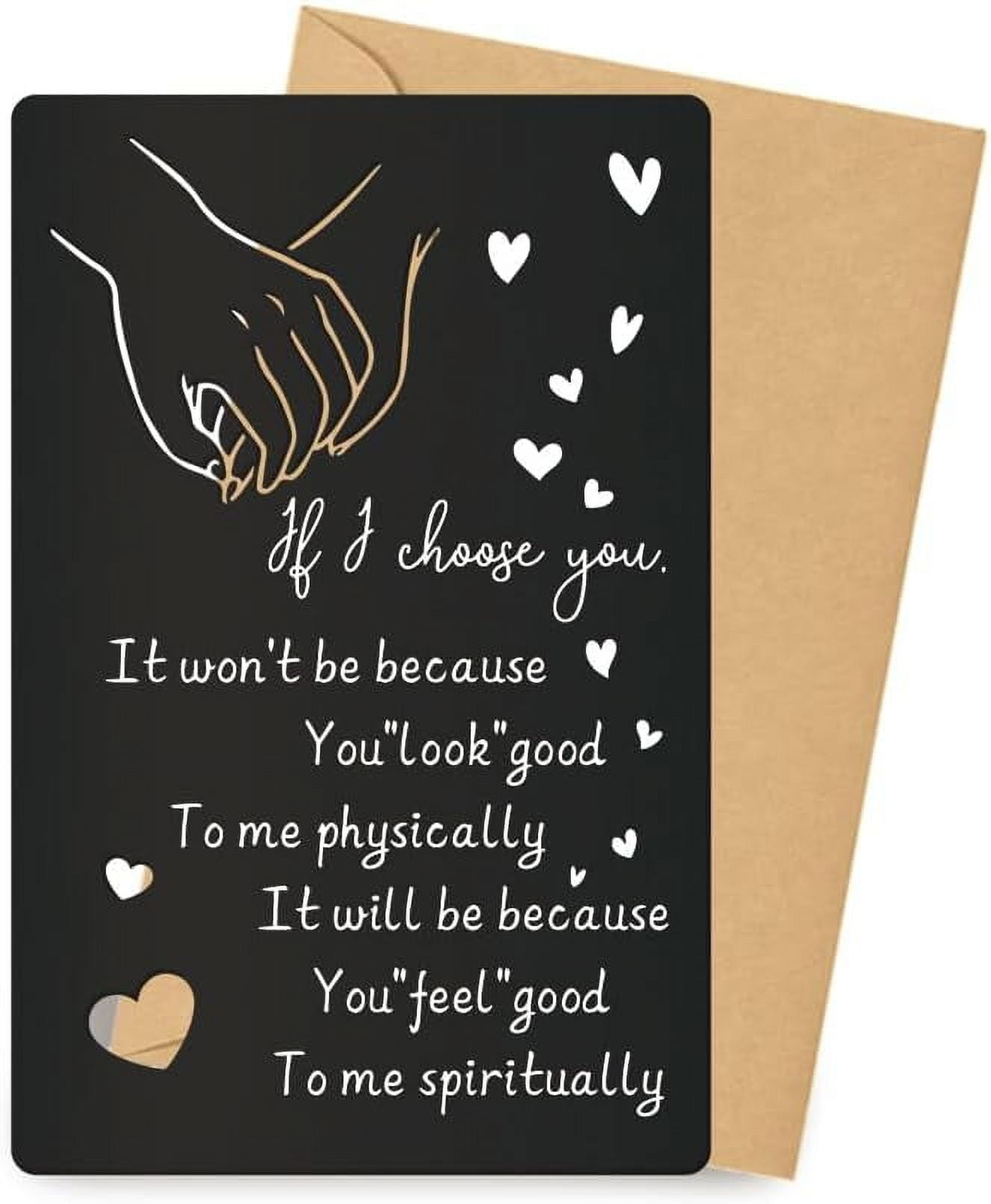 Engraved Wallet Card Insert I Choose You Wallet Insert Steel Cards for ...