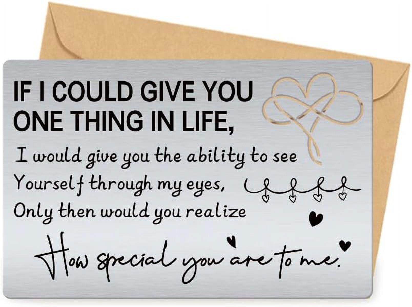Engraved Wallet Card Insert You’re Special to Me Wallet Insert ...