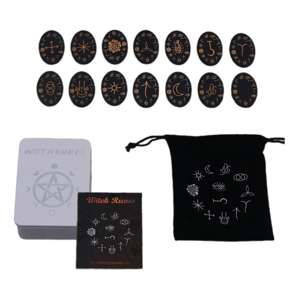 Engraved Wood Witch Rune Divinations Fortune Telling Rune Exquisites ...