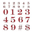 Engraver's Stencil Number Set 3674 by Designer Stencils - Walmart.com