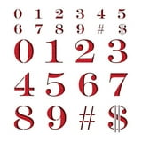 Engraver's Stencil Number Set 3674 by Designer Stencils - Walmart.com