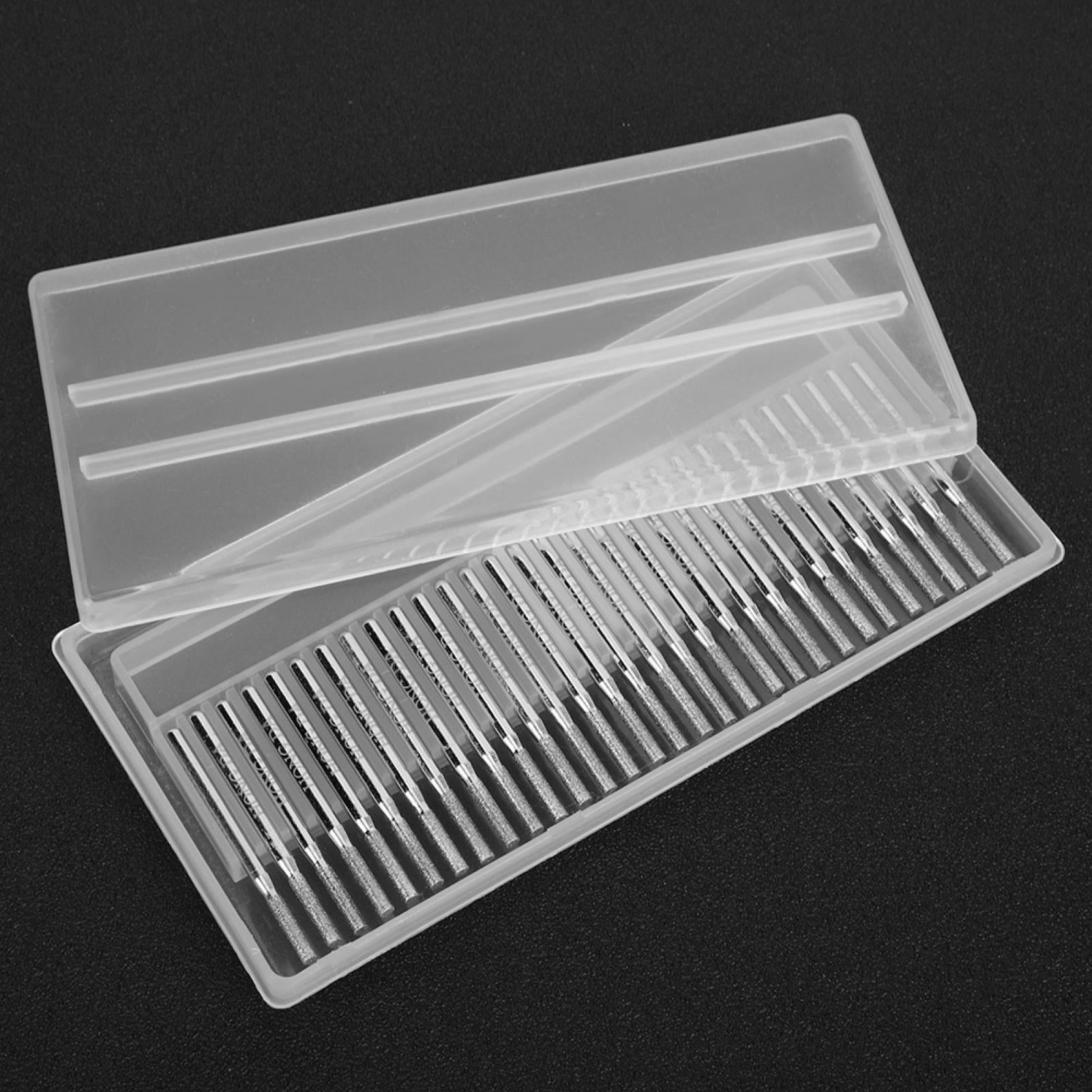 Engraving Drill 30pcs 2.5mm Cylinder Flat Bit Grinding Needle Power ...