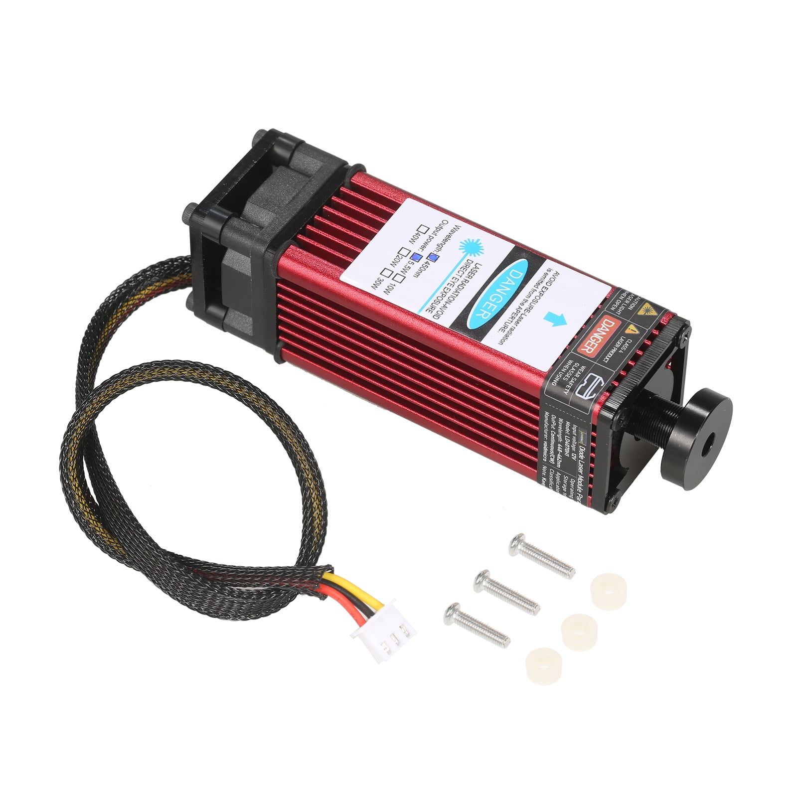 Engraving Module, Router 5.5w 450nm Head Adjustable Precision Leather ...