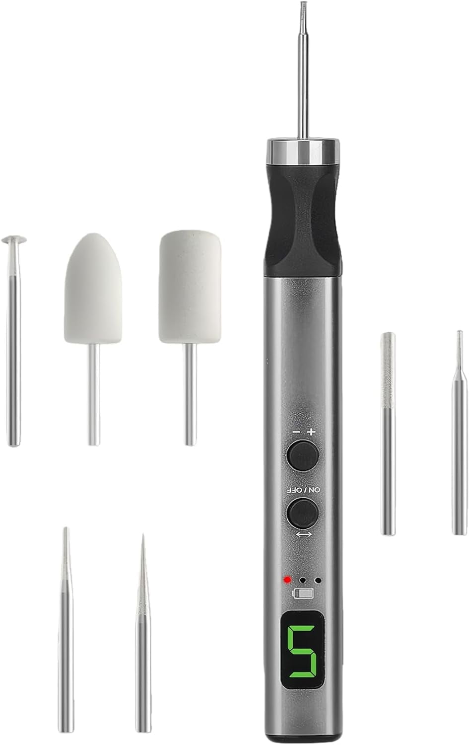 Engraving Pen with 7 Interchangeable Heads, Portable Engraving Machine ...