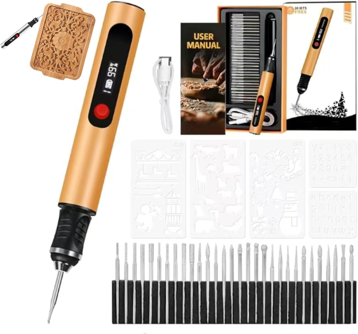 Engraving Pen Ultimate Cordless Portable Tool for Artists & DIYers ...