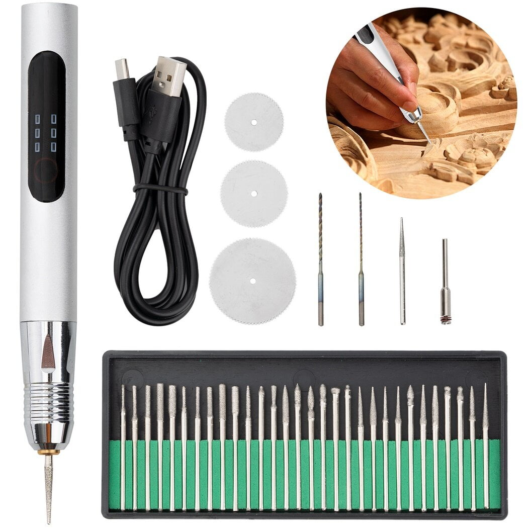 Engraving Pen With 37 Bits, Mini Electric Engraving Machines Engraver ...