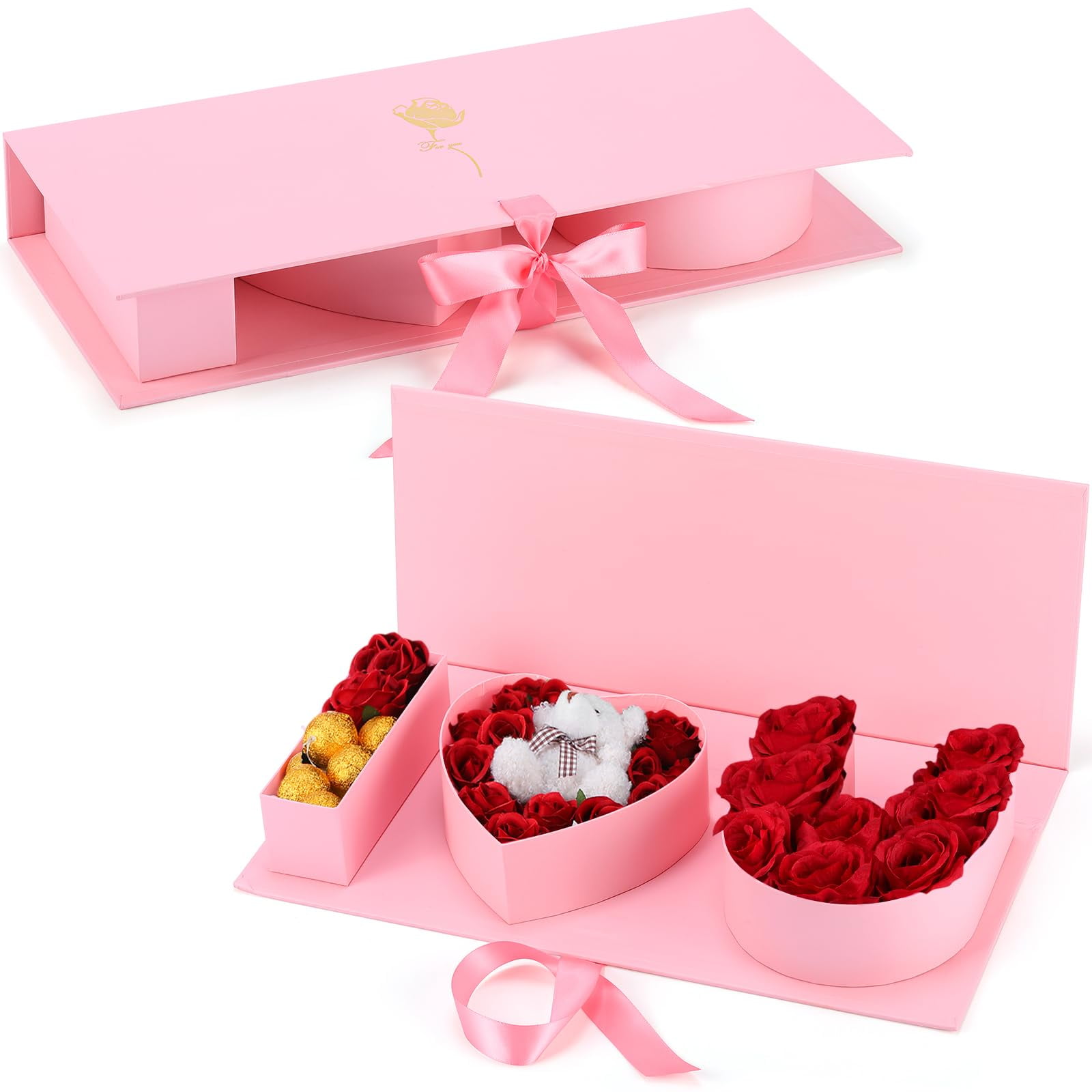 Engrowtic 2 Pack I Love You for Flowers Empty Valentine Boxes ''i Love ...
