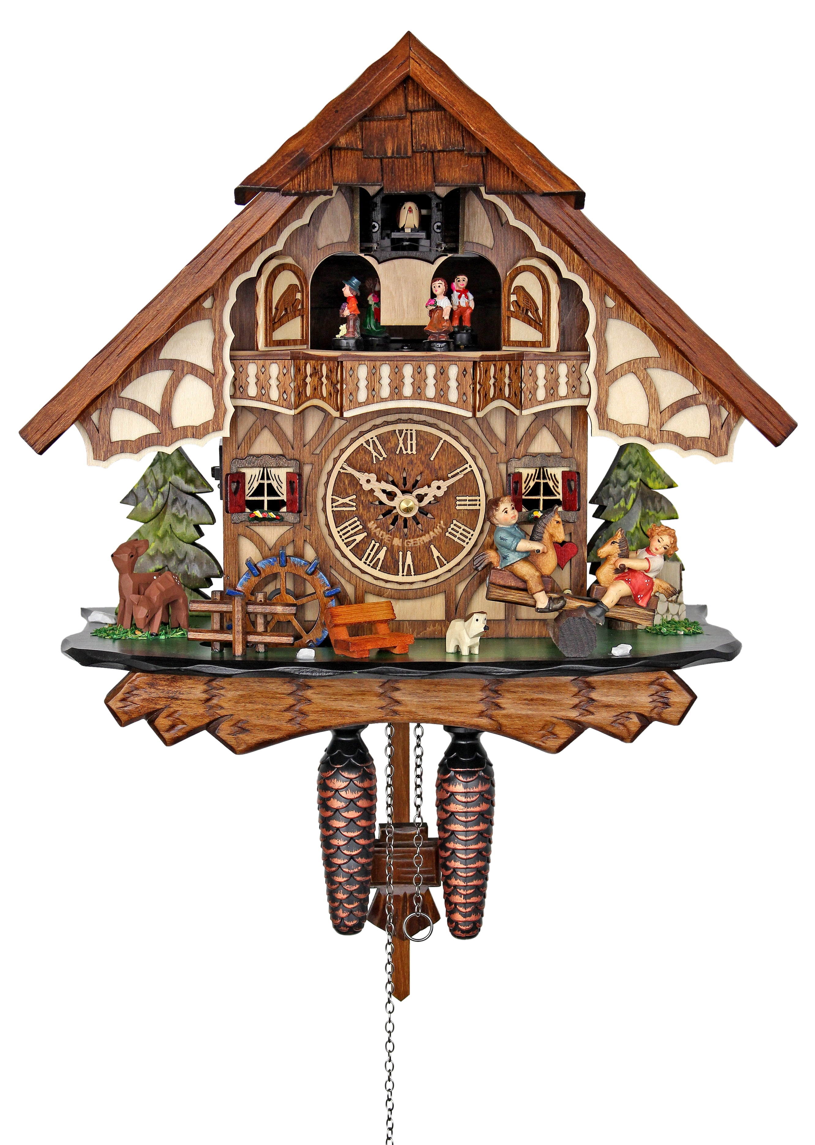 Engstler Quartz Cuckoo Clock - The Merry Children - Walmart.com