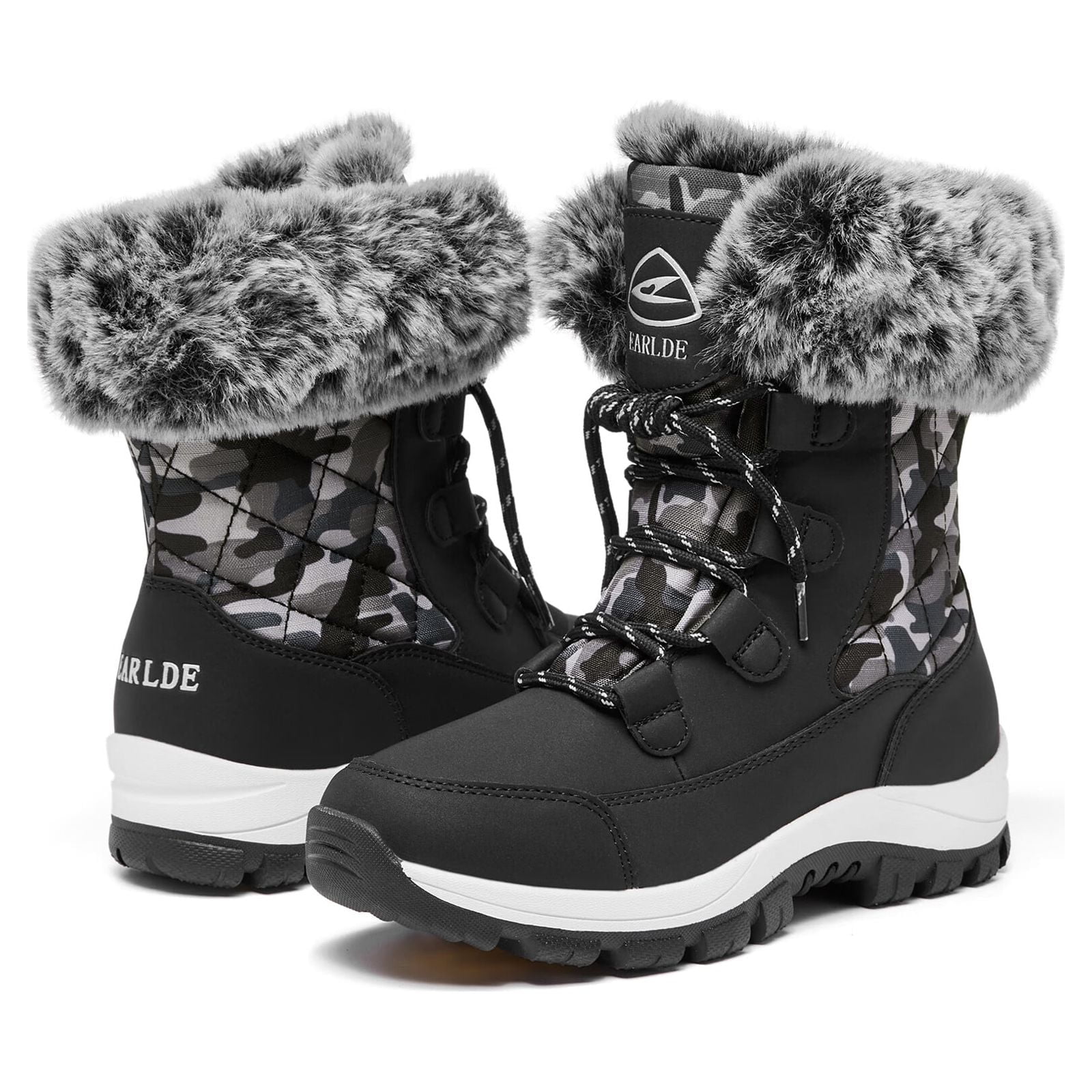 Engtoy Women's Insulated Snow Boots, Soft Rubber, Cold Weather ...