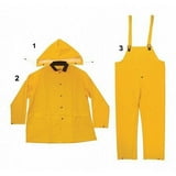 Enguard 3pc heavy-duty yellow rain suit - Walmart.com