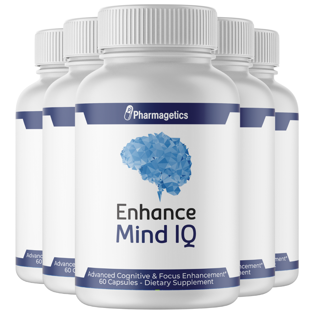 Enhance Mind IQ Advanced Cognitive & Focus Enhancement - 5 Bottles 300 ...