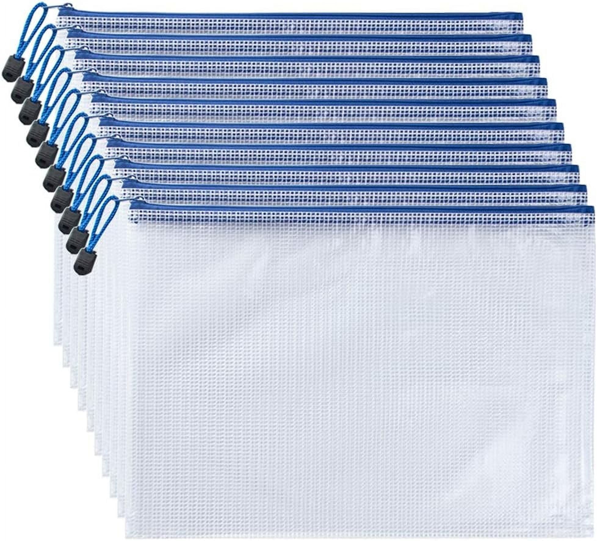 Enhance Your Organization: Mesh Zipper Bags For Letter Size, Waterproof ...
