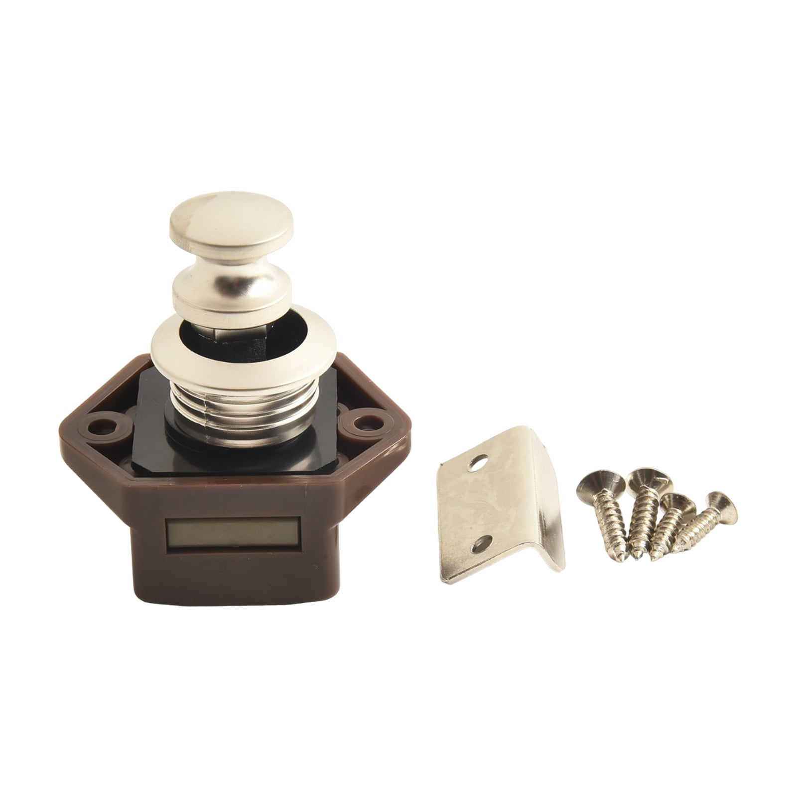 Enhance Security with Brown Caravan Lock Button Zinc Latch for Yacht ...
