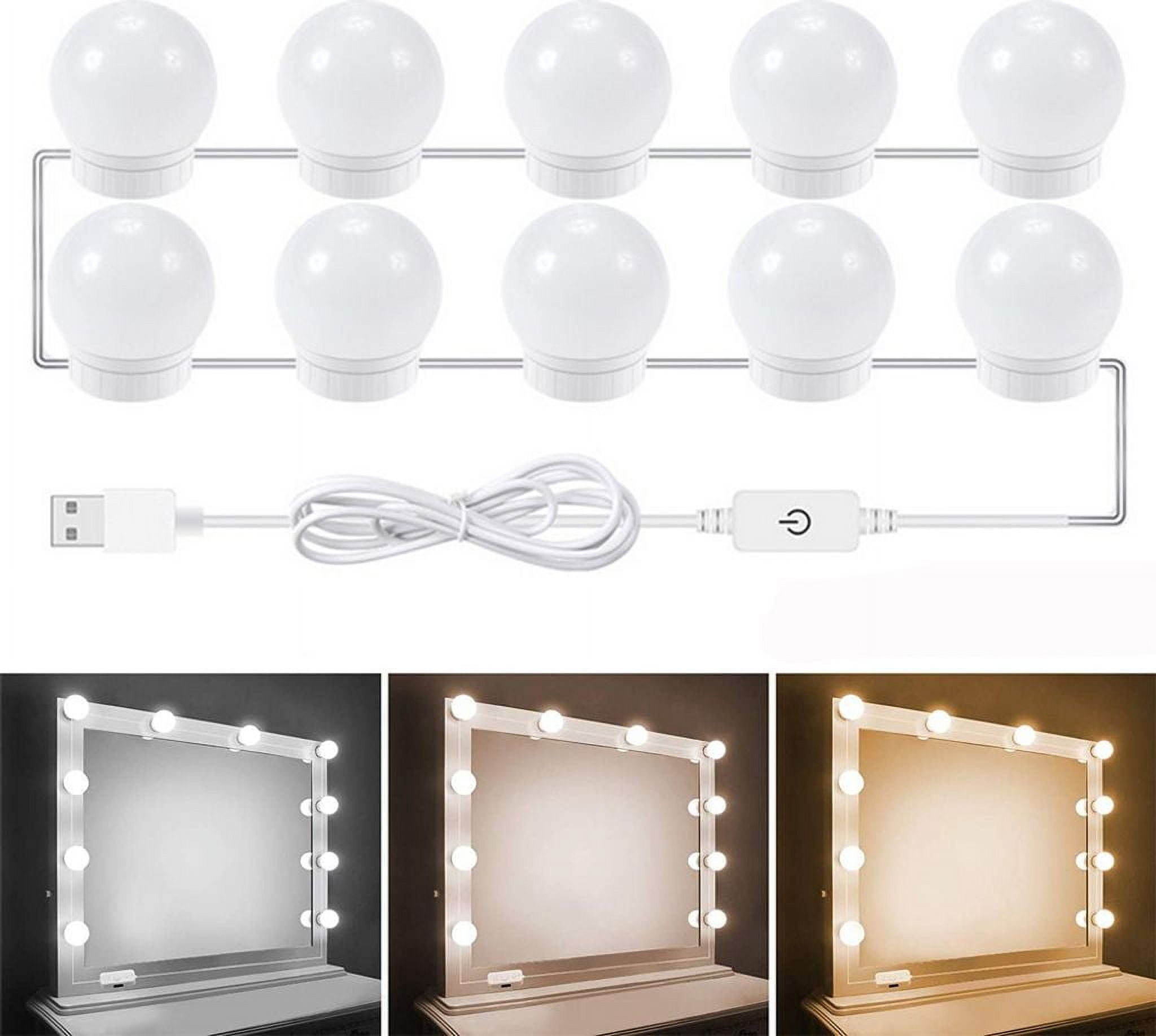 Enhance Your Space, LED Vanity Lights for Mirror, Hollywood Style with ...