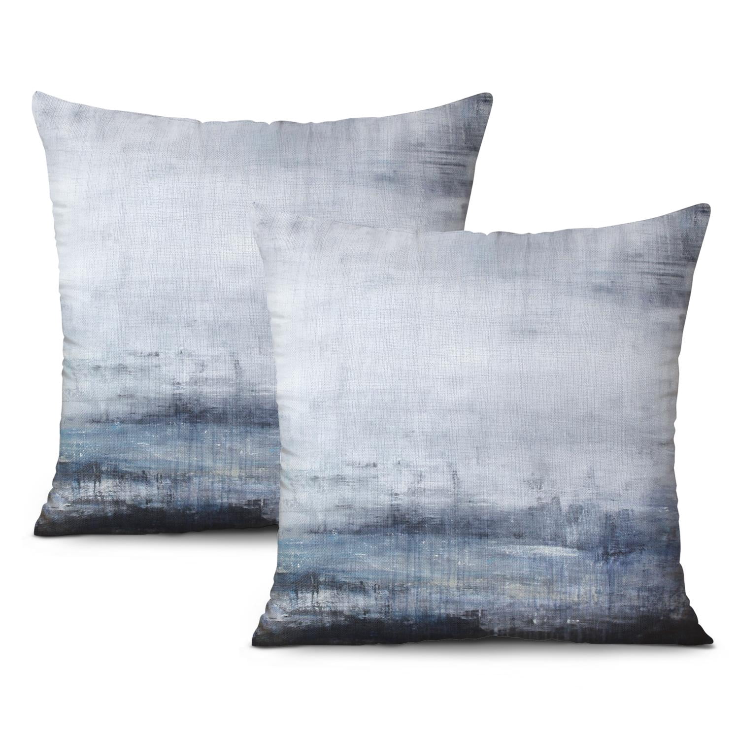 Elegant Blue And Gray Pillows Gallery