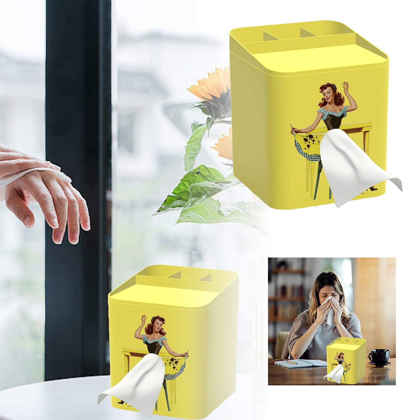 Enhance Your Home Décor with Our Stylish Square Creative Tissue Box ...