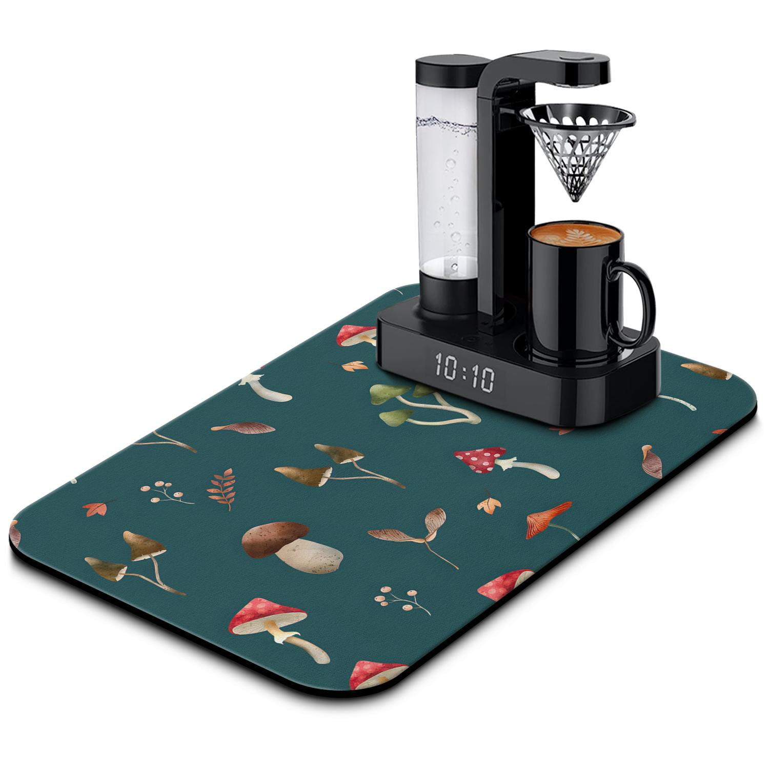 Enhance Your Kitchen with Our Mushroom & Snails Coffee Drying Mat 19 ...