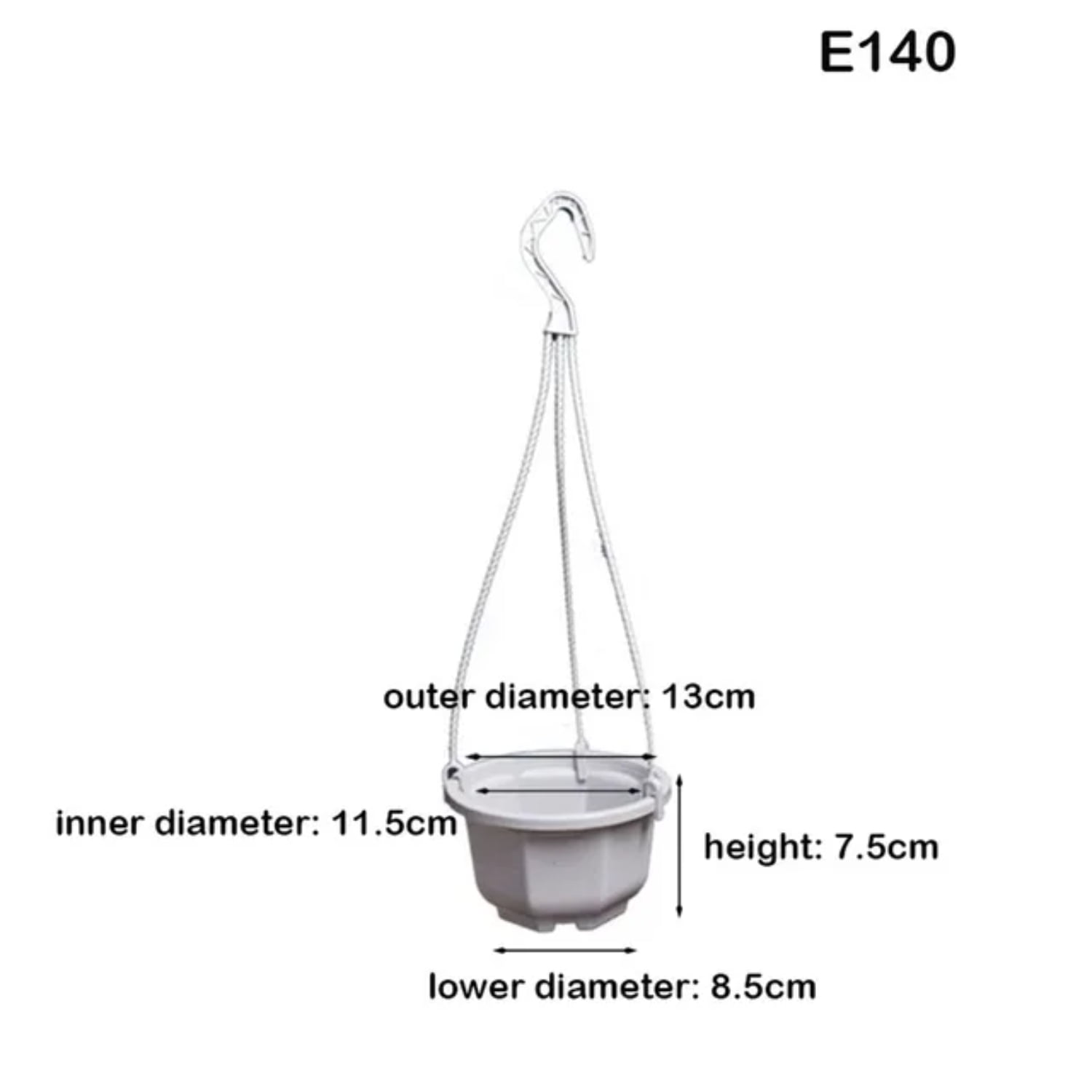 Enhance Your Outdoor Space with This Elegant Stylish Hanging Flower Pot ...