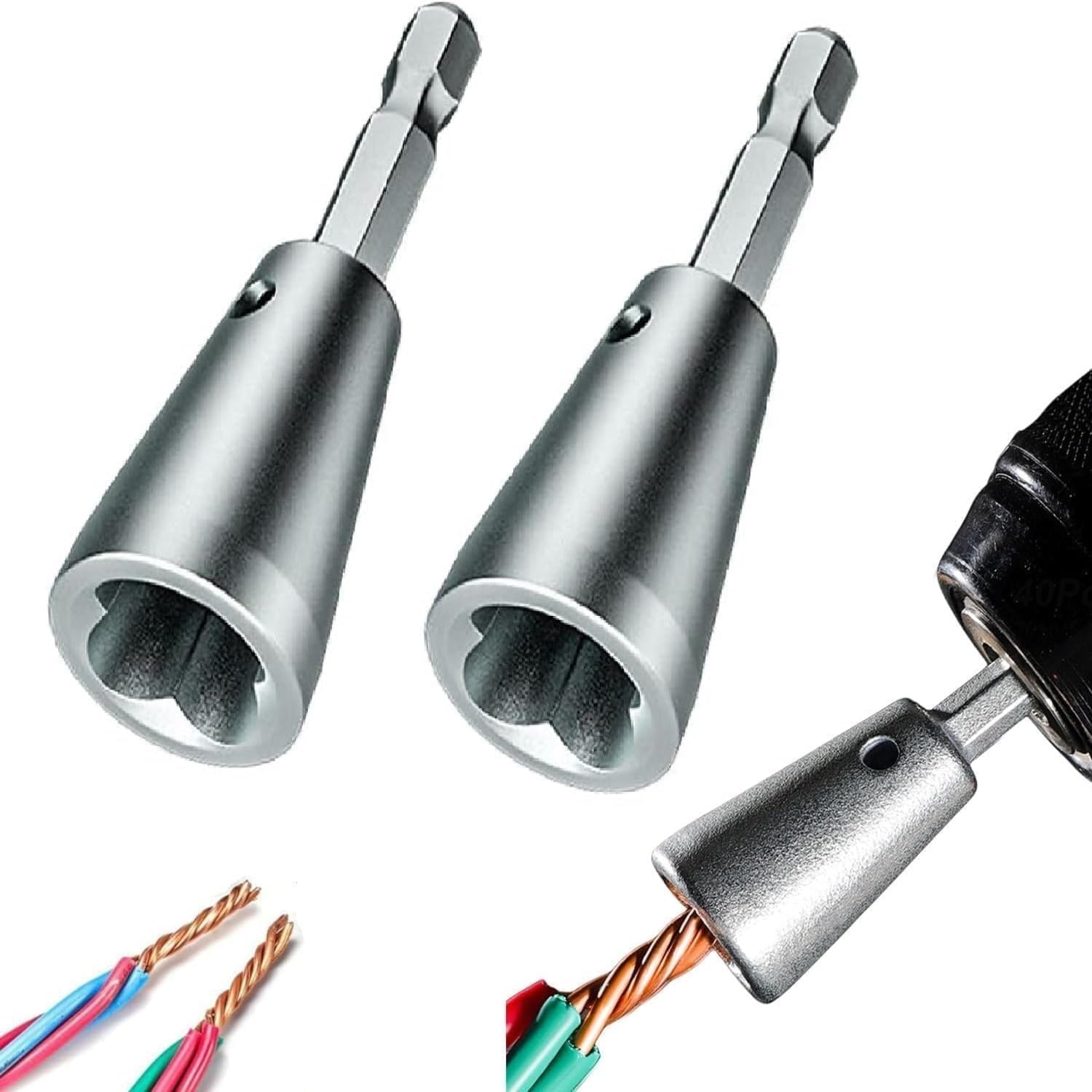 Enhanced Efficient 6mm Hex Shank Cable Wire Stripper - Superior Nut ...