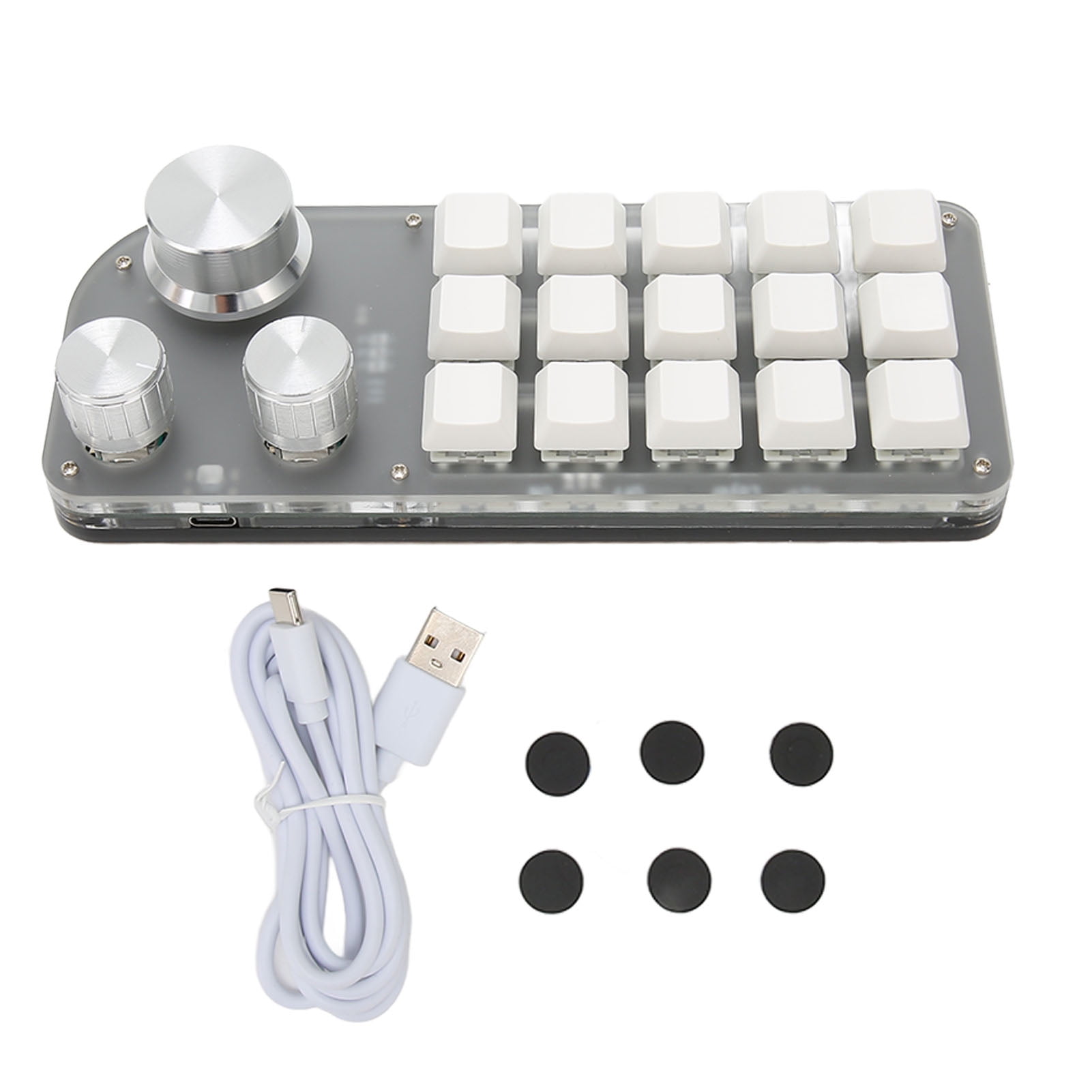 Enhanced Gaming & Office Control 15-Key Programmable Keypad with 3 ...