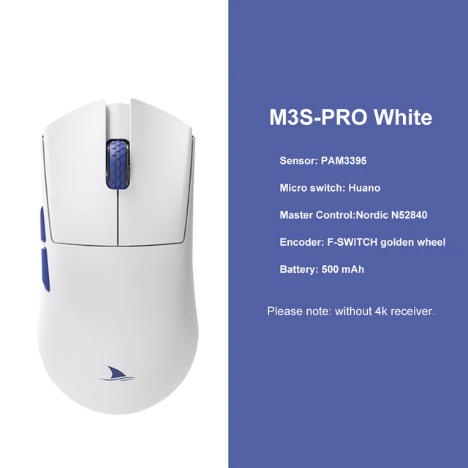 Enhanced High-precision M3s-Pro Wireless Gaming Mouse with Ultra-fast 4KHz Controller and N52840 ...