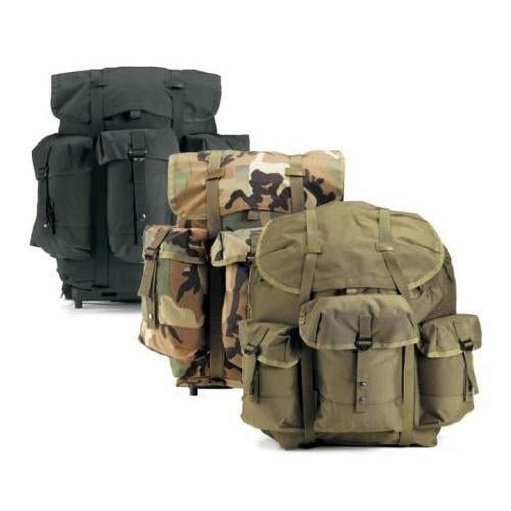 (Price/EA)Rothco 40040 G.I. Type Enhanced Alice Pack w/ Frame-Black-L ...