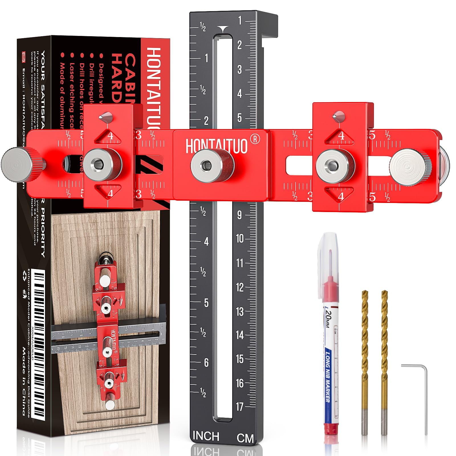 Enhanced Model Cabinet Hardware Jig,Adjustable Cabinet Handle Template ...