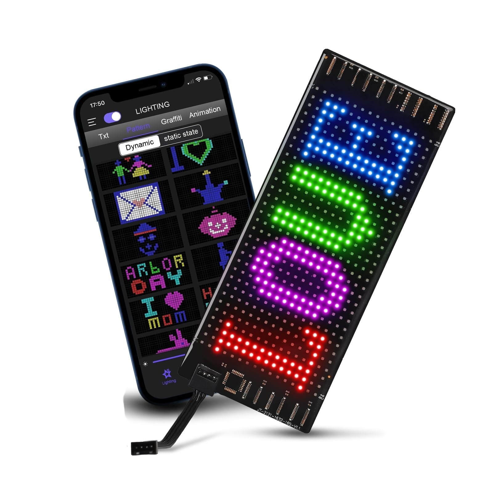 Enhanced Multifunctional LED Sign- 27'' x 5'' [2025 Advanced All-in-One ...