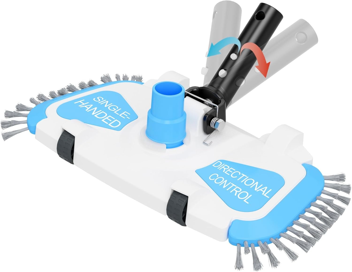 Enhanced Pool Vacuum Head with Direction-Control Swivel Handle, Stable ...