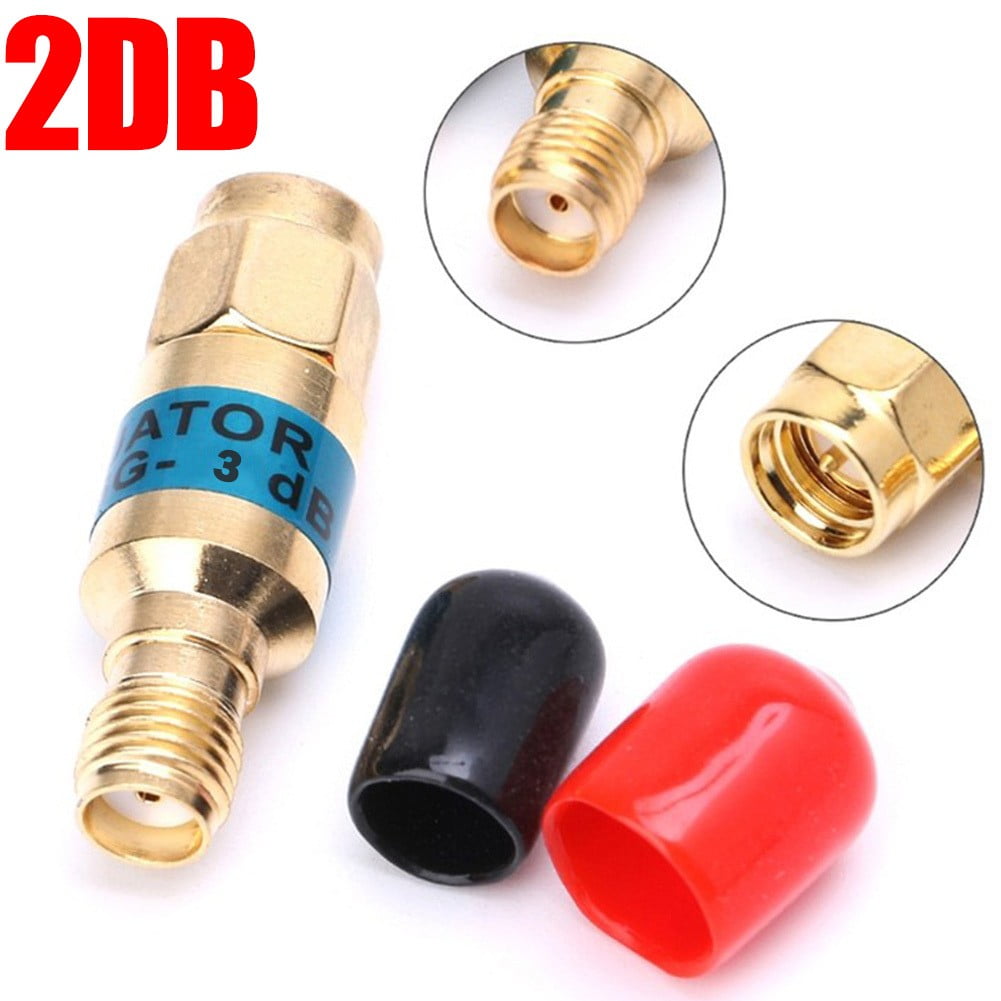 Enhanced SMA Attenuator with Gold Plated Copper Material 6GHz Frequency ...