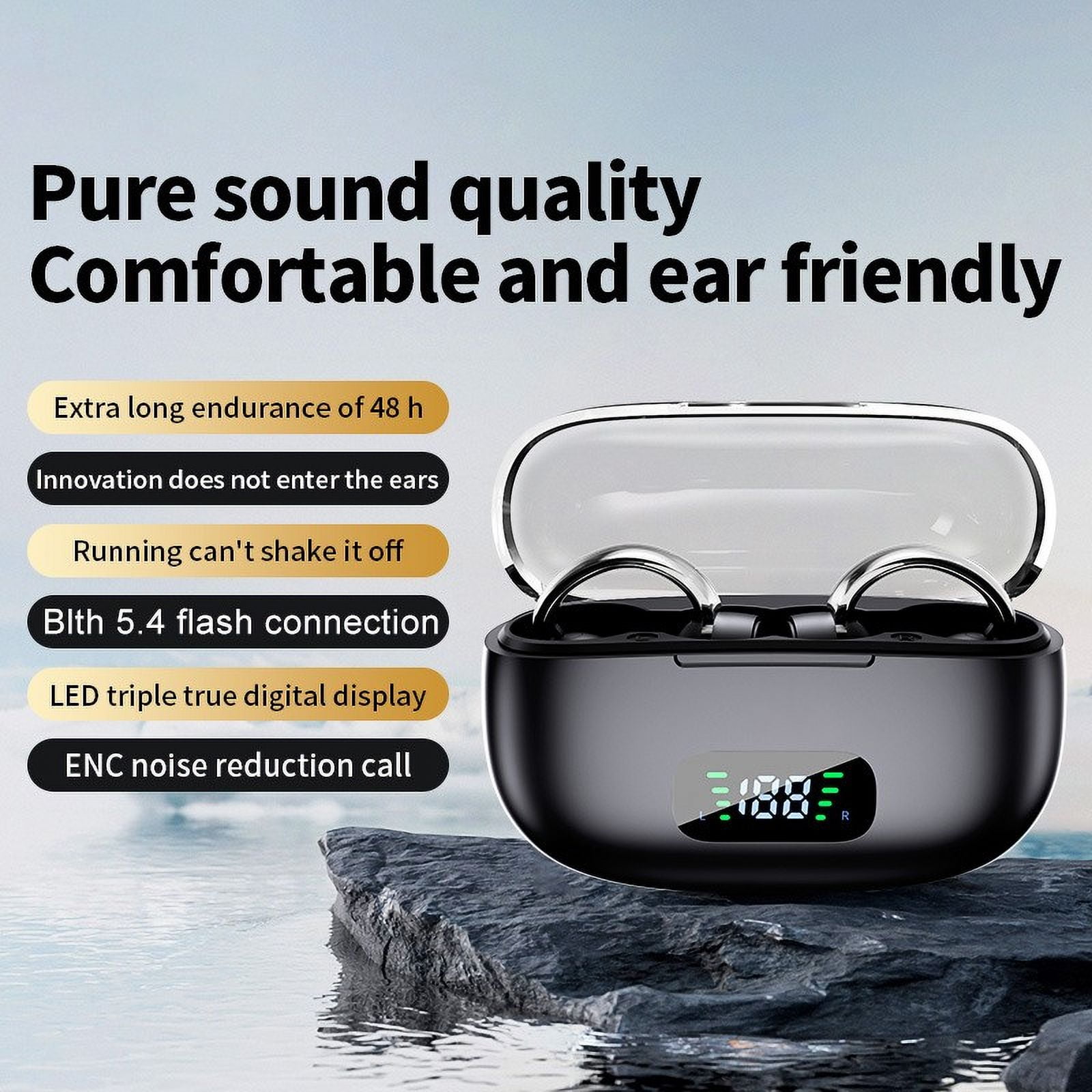Enhanced Sound Quality and Long Battery Life Earbuds with Touch Control ...