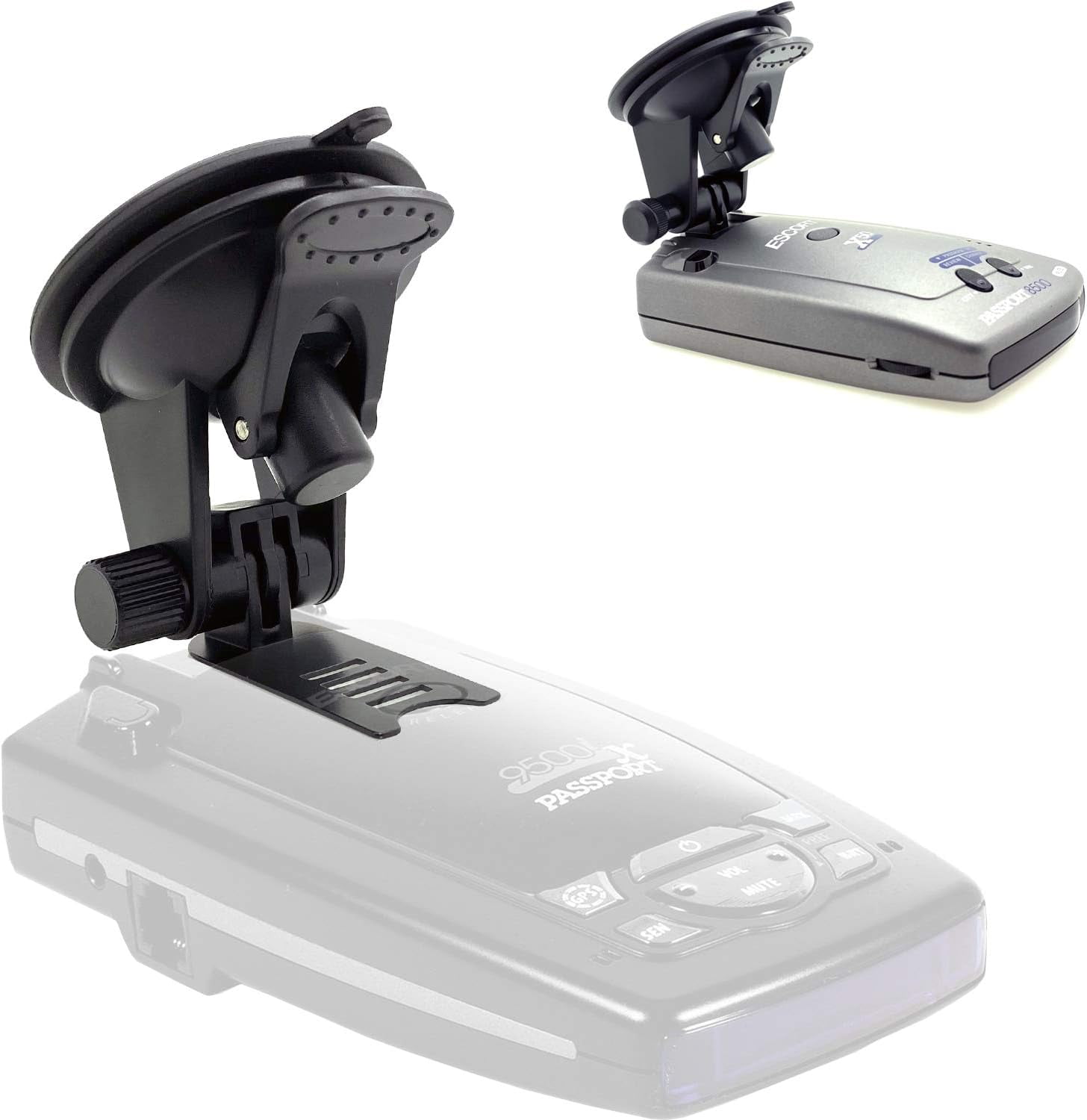 Enhanced Suction Windshield Suction Cup Mount for Escort Passport ...