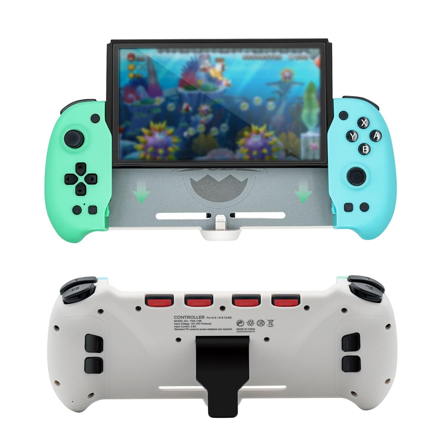 Enhanced Handheld Gamepad for Switch & Switch OLED, Ergonomic Game ...