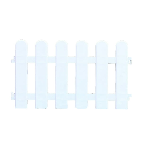 Enhanced White Picket Fence, Outdoor Garden Border For Vegetable ...