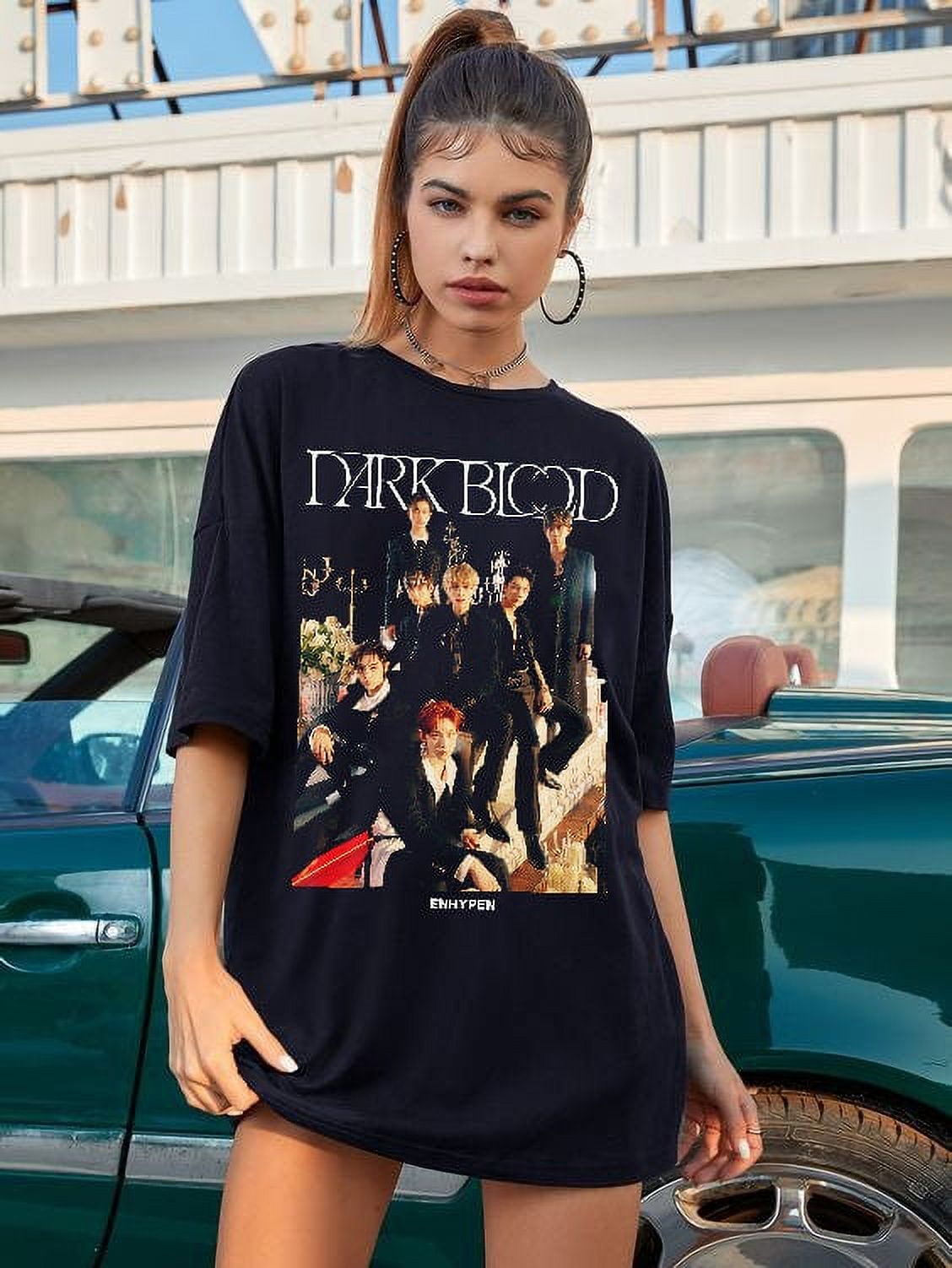 Enhypen Dark Blood Shirt, Enhypen Kpop Shirt, Enhypen Homage Bootleg ...