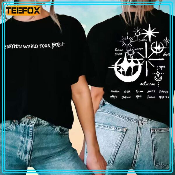 Enhypen Fate Plus World Tour 2024 T-Shirt - Walmart.com