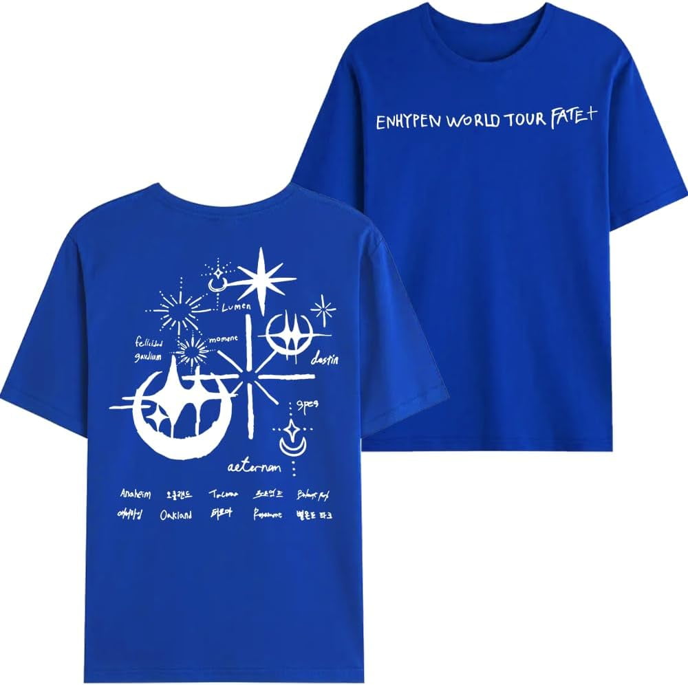 Enhypen Fate Plus World Tour T-Shirt, Enhypen Fate Plus World Tour ...