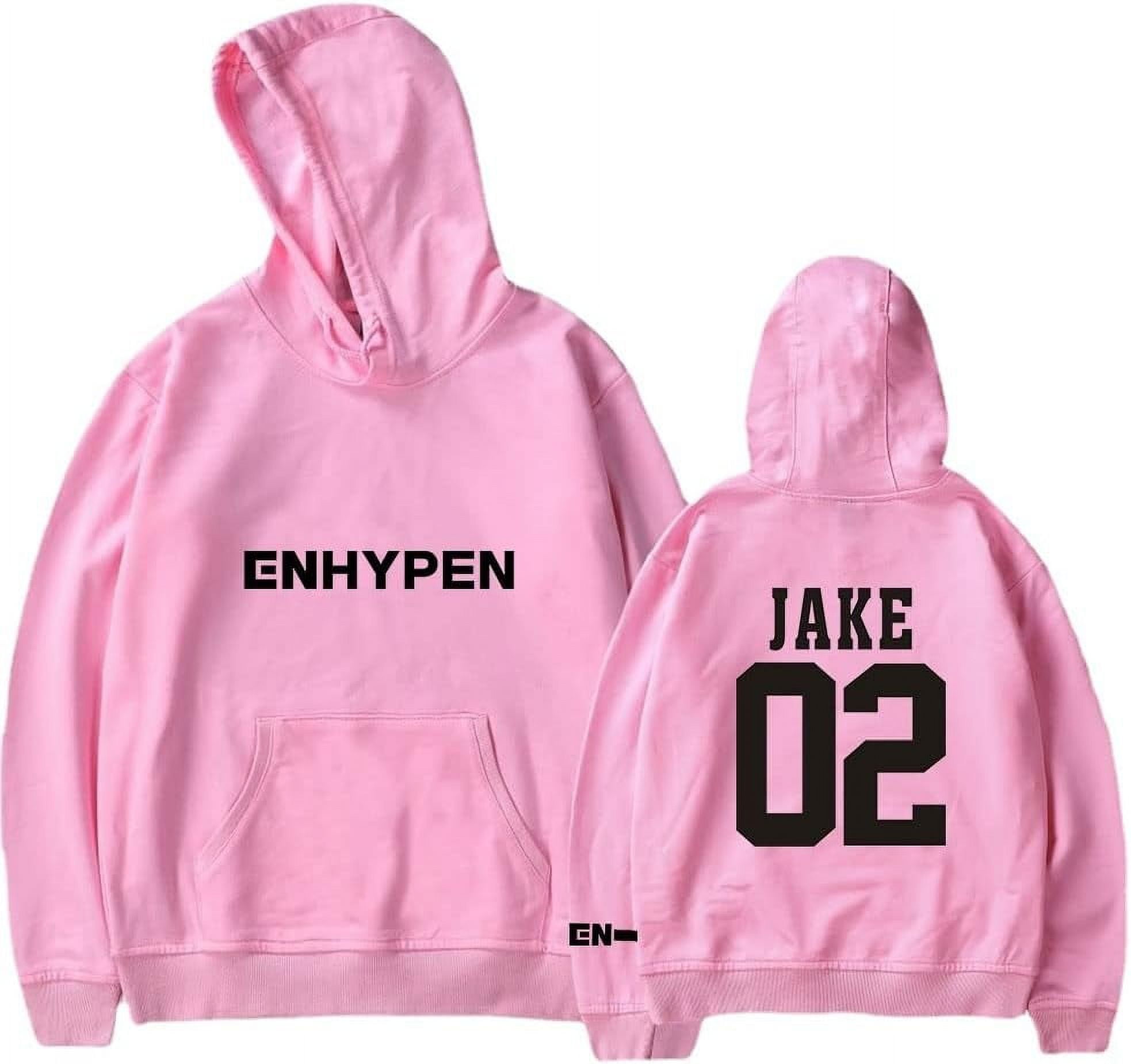 Enhypen Merch Hoodie Jake Jay 02 Long Sleeve Men Women's Pullover 90s ...