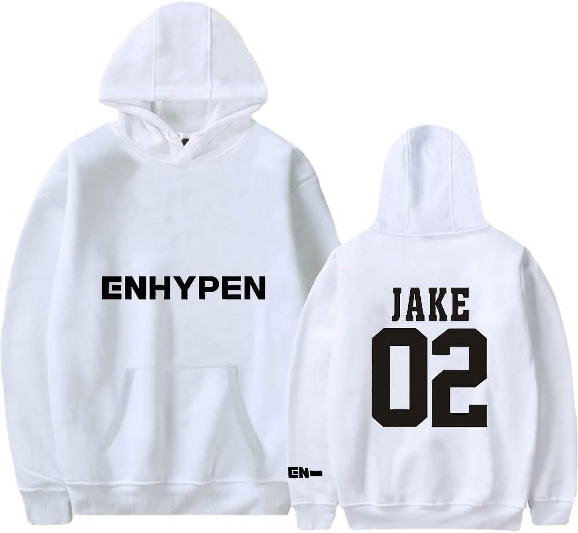 Enhypen Merch Hoodie Jake Jay 02 Long Sleeve Men Women's Pullover 90s ...