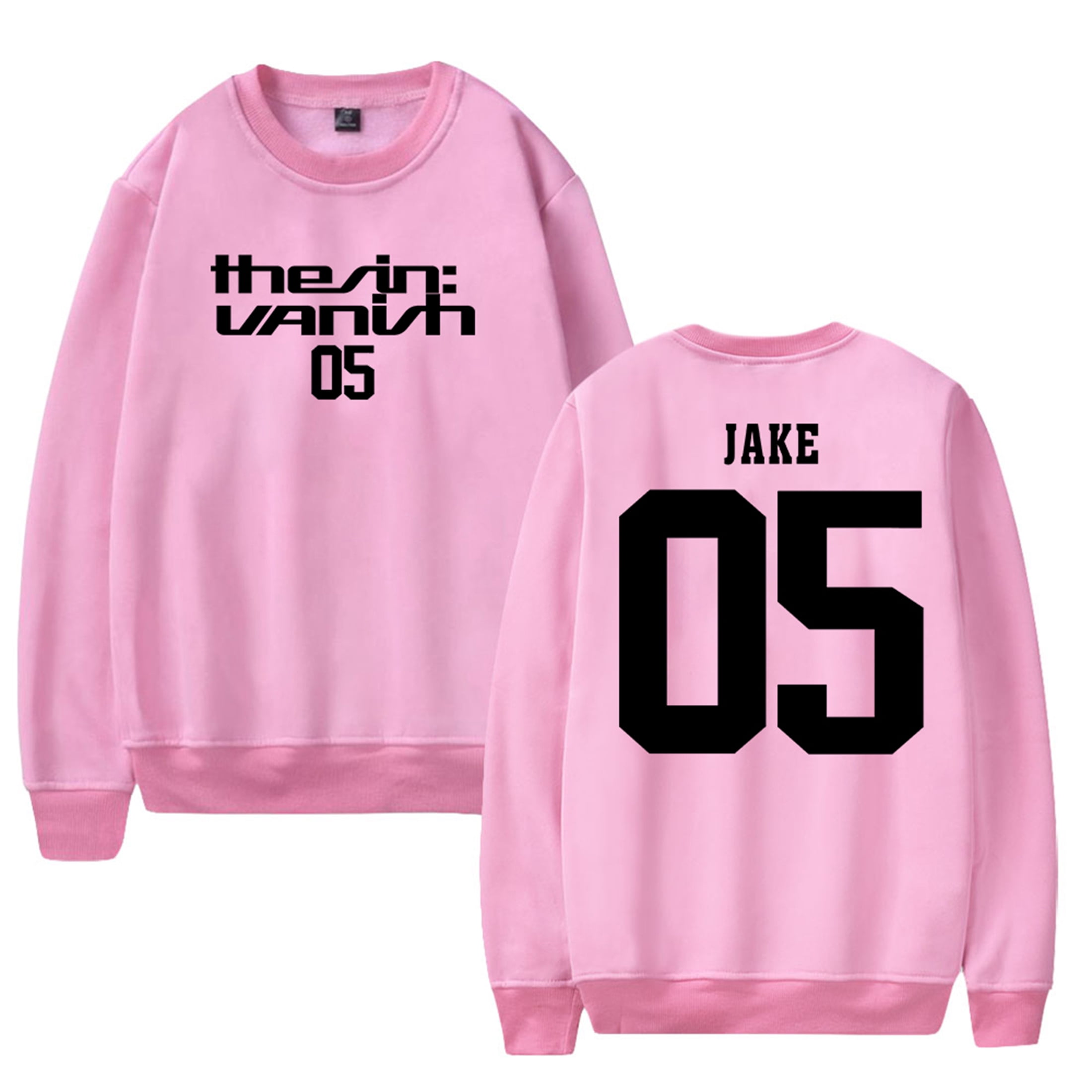 Enhypen The Sin Vanish Album JAKE 05 Logo Crewneck Long Sleeve Women ...