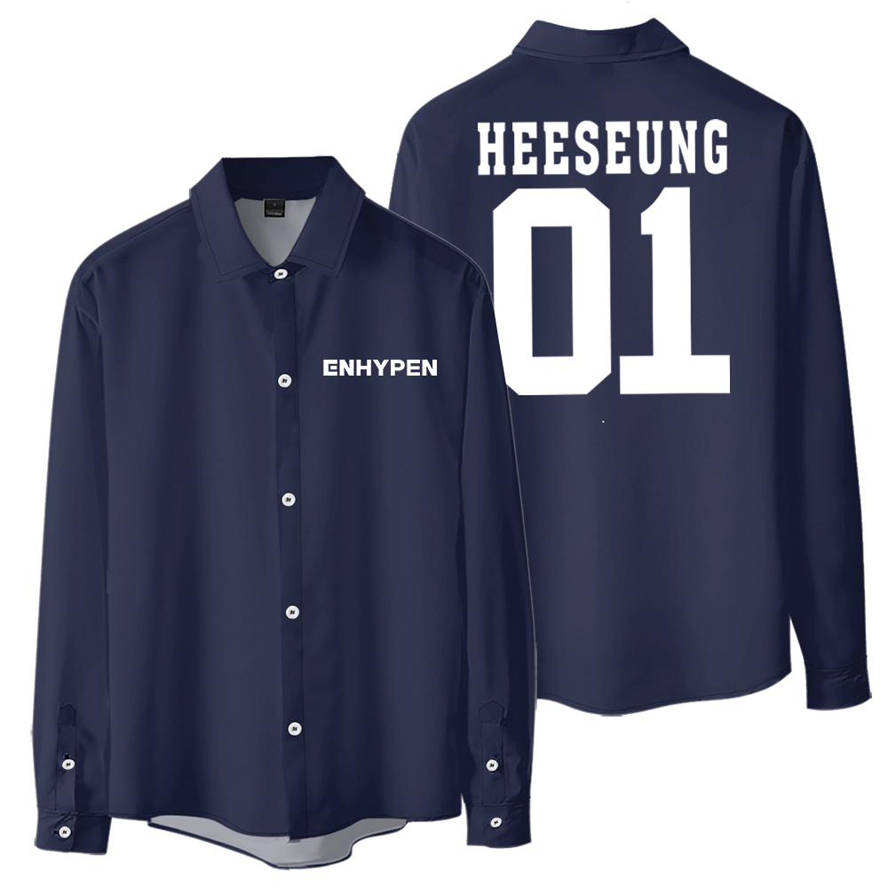 Enhypen World Tour FATE HEESEUNG 01 Merch Women Blouse Men's Shirts ...