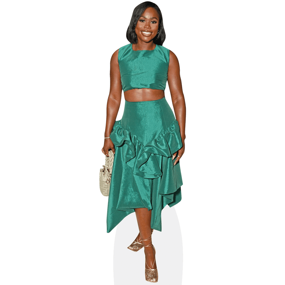 Eni Popoola (Green Dress) Mini Size Cutout. Standee. - Walmart.com
