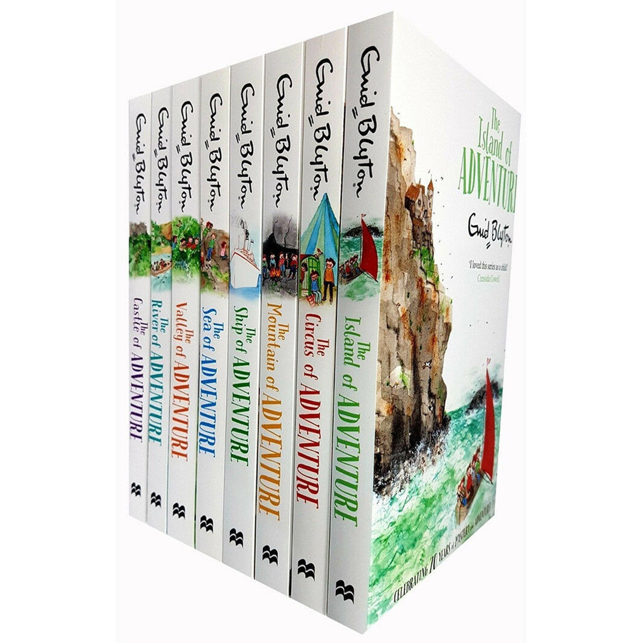 Enid Blyton Book Adventure Series 8 Books Set Collection Children ...