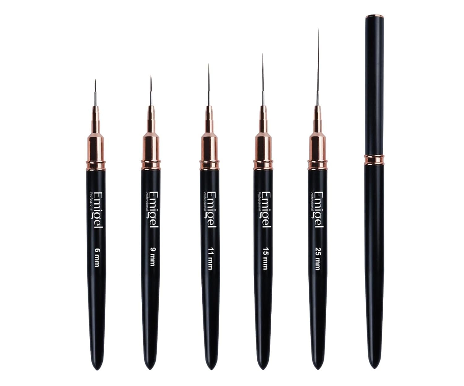 Enigel Professional Nail Art Liner Brushes For fine lines swirls or ...