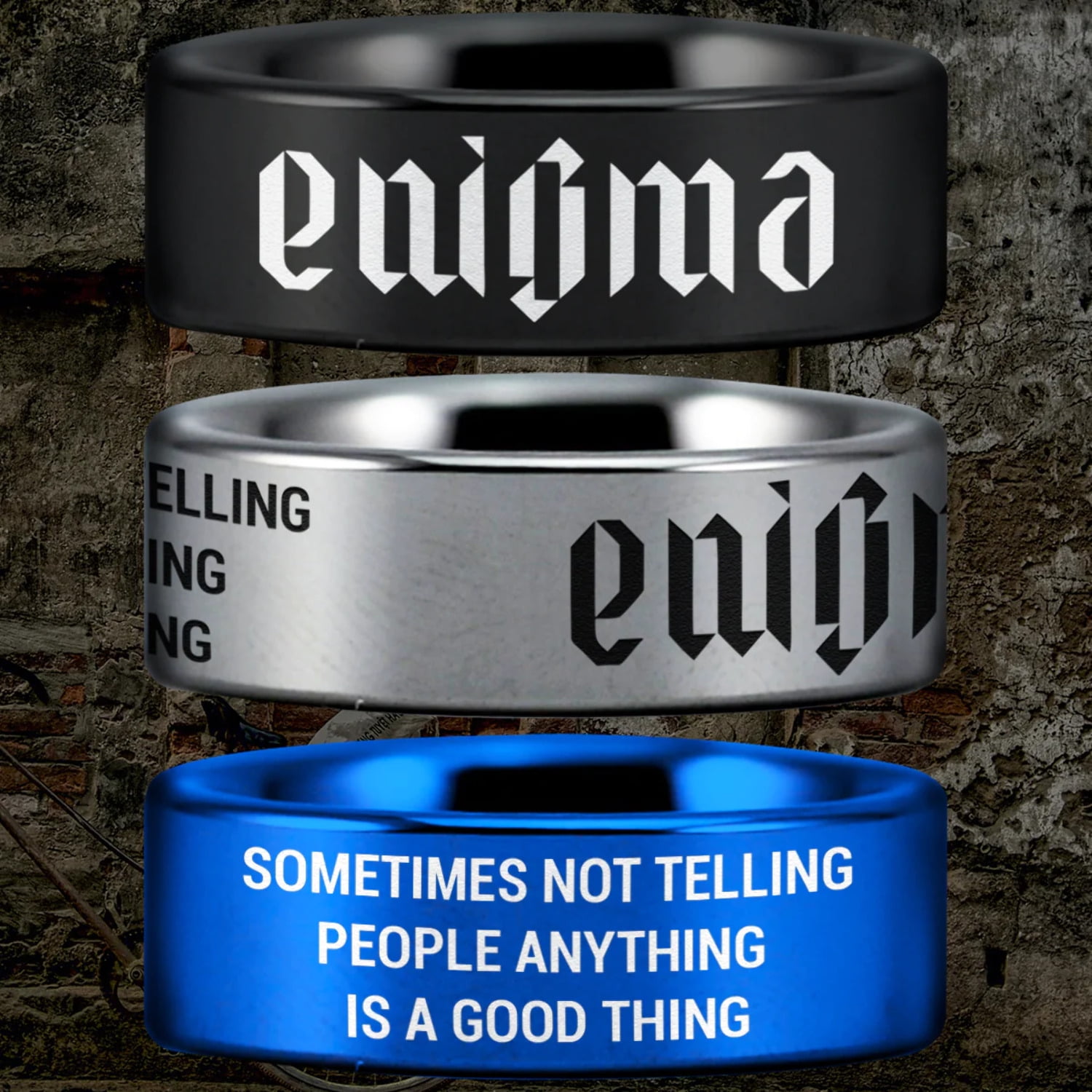 Enigma Tungsten Carbide Ring - Walmart.com