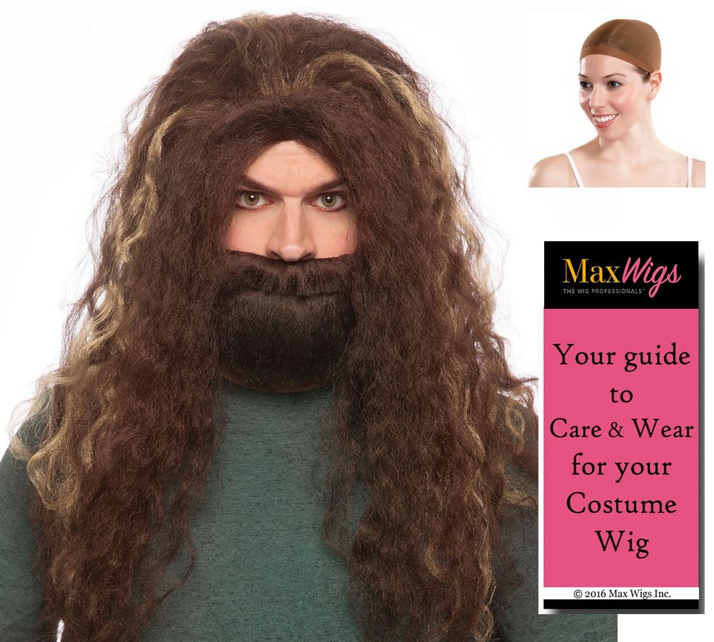 Enigma Wigs Ocean King Set Agua Water Facial Hair Mustache Beard Long ...